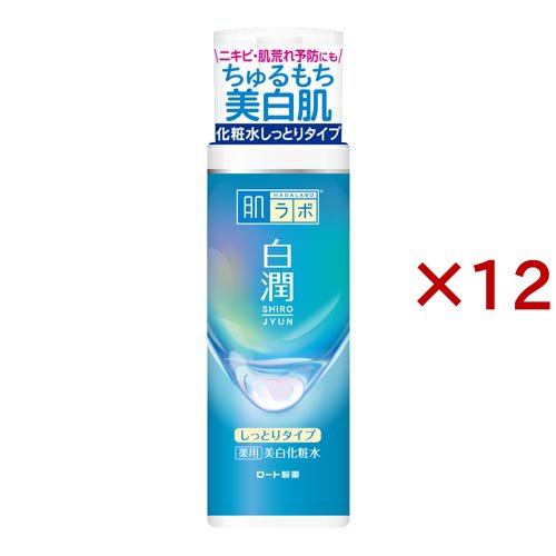 肌ラボ 白潤 薬用美白化粧水 しっとりタイプ(170ml×12セット)[高保湿化粧水]