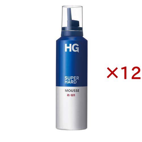 HG スーパーハードムース 硬い髪用 f(180g×12セット)[ヘアムース]