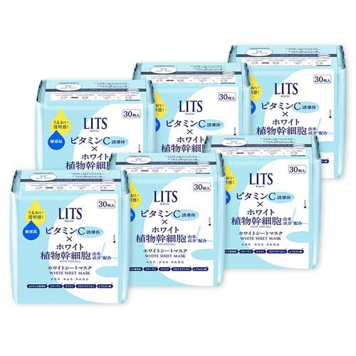 リッツ ホワイト ステムパーフェクトマスク(30枚入*6袋セット)[パック その他]