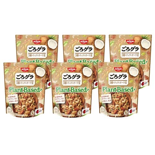日清シスコ ごろグラ Plant Based 3種のナッツとオーツ麦(280g*6袋セット)[シリアル]の通販はau PAY マーケット - 爽快ドラッグ | au PAY マーケット－通販サイト