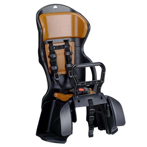 自転車用チャイルドシート 黒・茶 RBC-015DX2(1台)[セーフティグッズ その他]