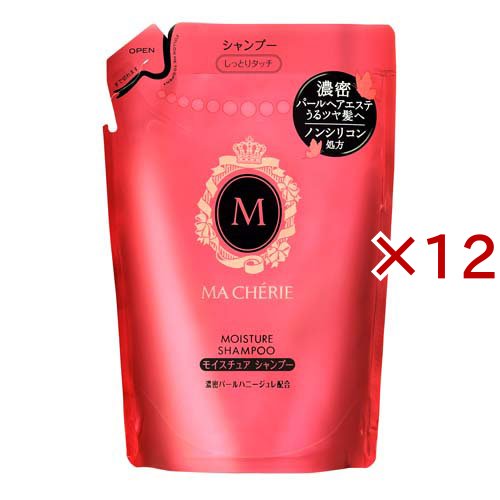 マシェリ モイスチュア シャンプー EX つめかえ用 f(380ml×12セット)[シャンプー その他]