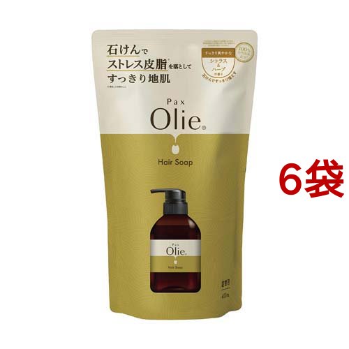パックスオリー ヘアソープ シトラス＆ハーブ 詰替用(400ml*6袋セット)[シャンプー その他]