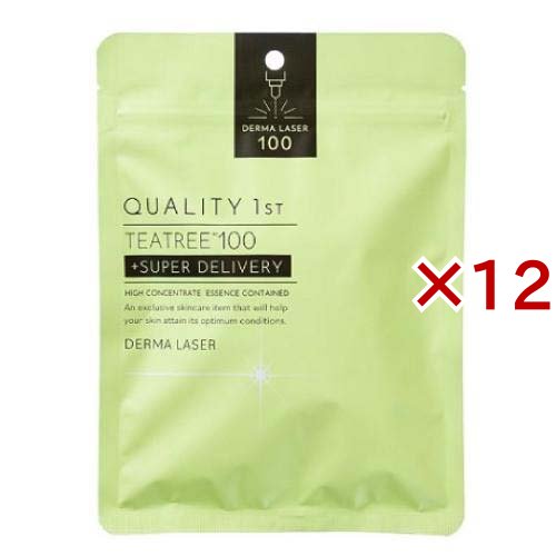 クオリティファースト ダーマレーザー スーパーTEA TREE100 マスク(7枚入×12セット)[シートマスク]
