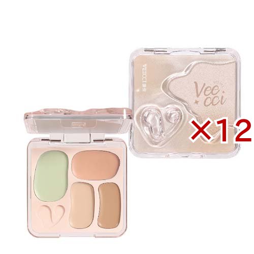 VEECCI(ヴィーチ) パーフェクトカバー 4色コンシーラー W02(4.5g×12セット)[コンシーラー]