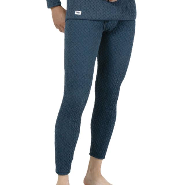 【送料無料】ひだまり健康肌着 チョモランマ 紳士ズボン下 ネービー/Lサイズ kc-qm952