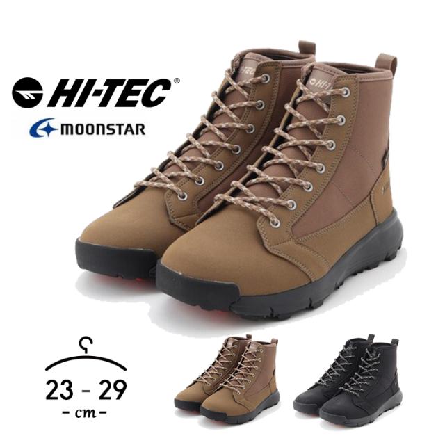ハイテック スニーカー シューズ メンズ レディース 大人用 スノーブーツ ウィンターシューズ レインブーツ アウトドア トレッキング 冬靴 ハイカット おしゃれ hi-tec ムーンスター 抗菌防臭 HT CM013 WOLK HI WP 送料無料