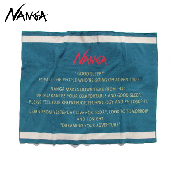 NANGA ナンガ NANGA TRADITIONAL BLANKET GREEN GRAY 140cm×100cm NA2244-3Z403 N1N1GZX3 ナンガトラディショナルブランケット