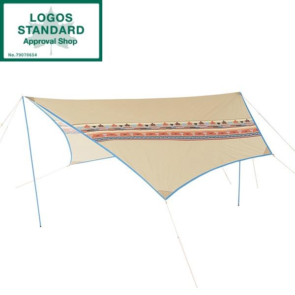 ロゴス タープ タープ ナバホ Tepee ブリッジヘキサタープ-BB No.71806509 BBQ uvカット加工 日差し避け 収納バック付き