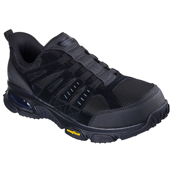 SKECHERS スケッチャーズ ワークシューズ SKECH-AIR ENVOY ST-DELEGATOR ブラック 25.5cm 200240 BLK メンズ [安全靴]