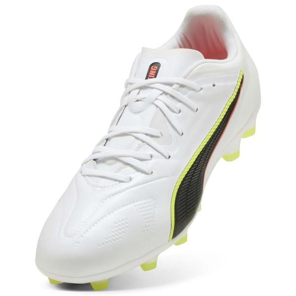 PUMA プーマ サッカーシューズ キング 20 プロ HG/AG 27.0cm 108462 01 PUMA White-Glowing Red-Yellow Alert
