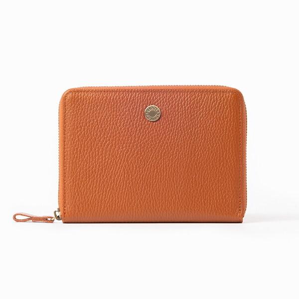 小田清 豊岡工房 牛革パクトお薬手帳ケース キャメル 439008