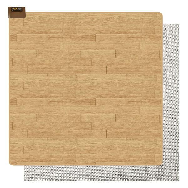 広電 Lifon SJC2015-WCJ ライトベージュ 日本製 [フローリング調 ホットカーペット 本体＋あったかシート付 2畳]