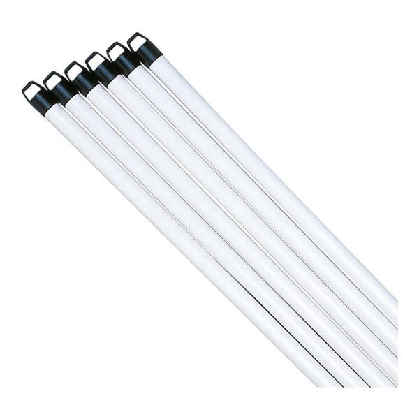 トーエイライト 学校体育器具 フラッグポールF6 6本1組 ホワイト B7906 メーカー直送