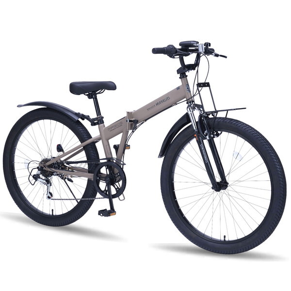 マイパラス MF608 MONDEO MASTER MO 折畳セミファットバイク26・6SP・Fサス モカブラウン メーカー直送