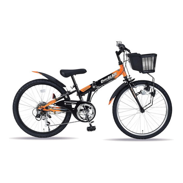 マイパラス MYPALLAS MJ822F BK 折畳ジュニアMTB22・6SP ブラック [マウンテンバイク (22インチ・6段変速)] メーカー直送