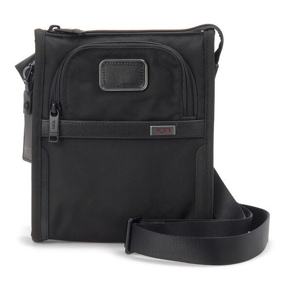 TUMI トゥミ ショルダーバッグ ブラック 02203110 D3 117345 POCKET BAG SMALL BLACK 【並行輸入品】