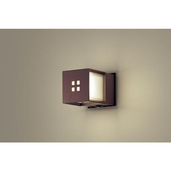 PANASONIC LGWC85040AF ダークブラウンメタリック/乳白 [洋風LEDポーチライト (電球色)]