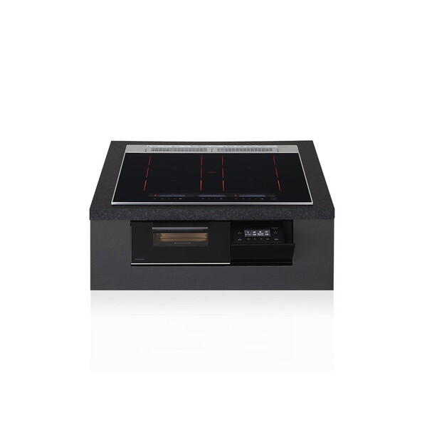 PANASONIC KZ-S1F7K ジェットブラック Sシリーズ [ビルトインIHクッキングヒーター(75cm幅・IH3口・単相200V・鉄・ステンレス対応)]