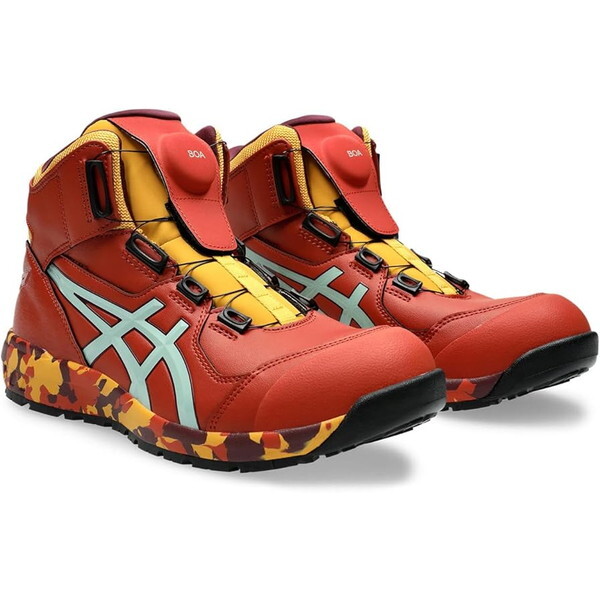 アシックス 安全靴 ウィンジョブCP304 スパイスラテ×ライトセラドン 25.5cm