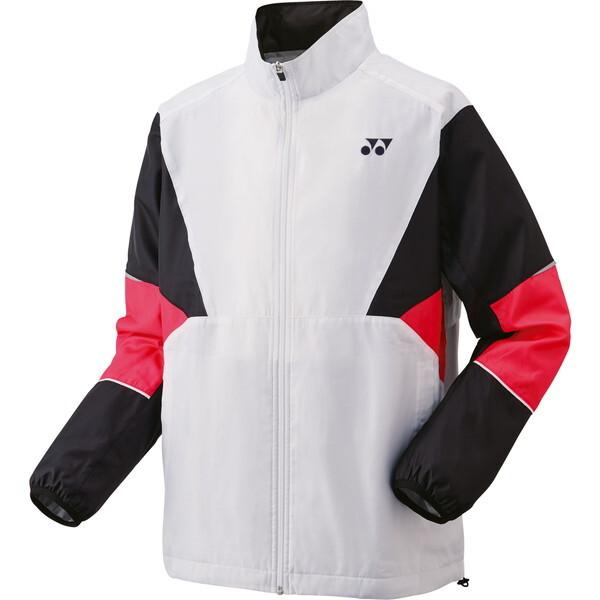 ヨネックス スポーツウエア ユニ裏地付ウィンドウォーマーシャツ ホワイト S 70105 062