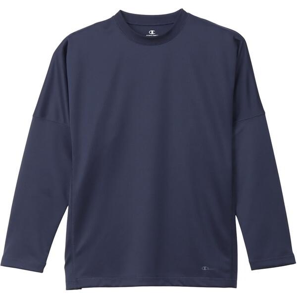 チャンピオン リカバリーウエア C3-CS490 370 LONG SLEEVE T-SHIRT ネイビー S Champion [ロングTシャツメンズ]