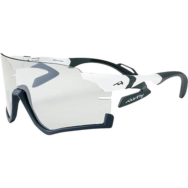 AirFly AF-306 C-3RE C-3REホワイトマット 調光シルバーレンズレンズ装着 フレーム/ホワイトマット、レンズ/調光シルバーグレー