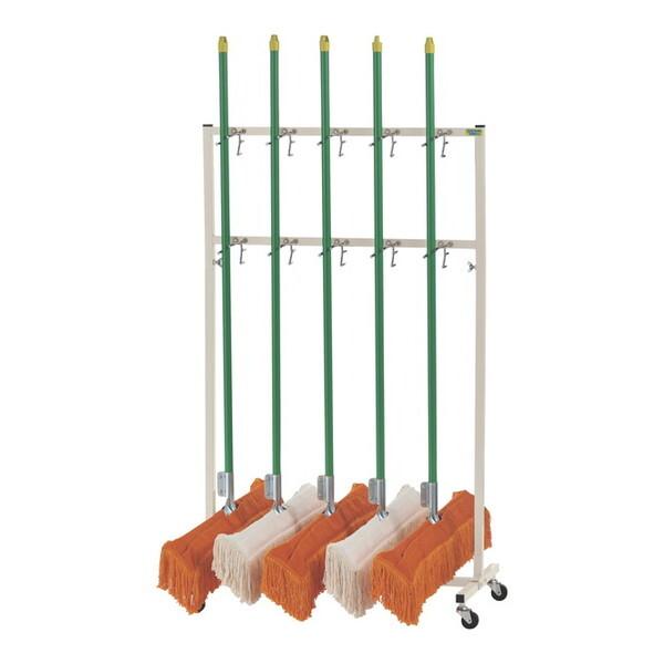 三和体育 モップハンガー 10本掛 S-3927 メーカー直送