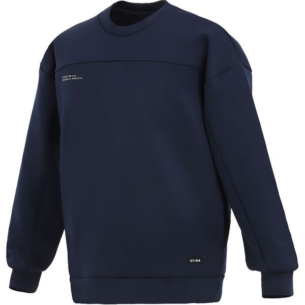 SFIDA スフィーダ フットサルウエア SA-25103 NVY WARM PES スウェットクルー M Navy