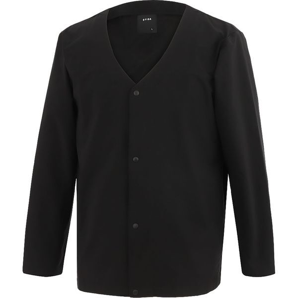 SFIDA スフィーダ フットサルウエア SA-25110 BLK SOFTSHELL ノーカラージャケット L Black