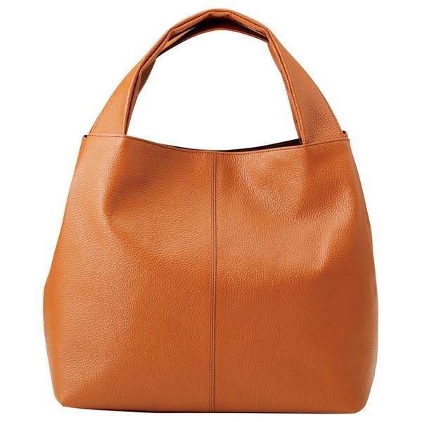 「石井猛雄」 手提げバッグ キャメル BCJ-25-09