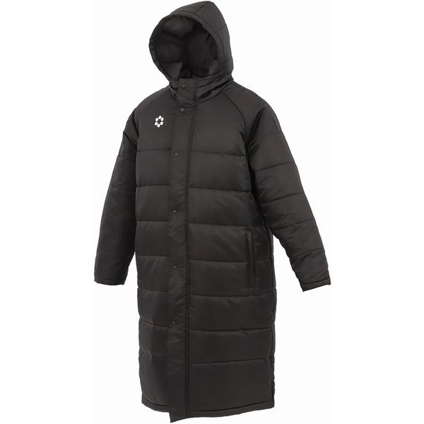 SFIDA スフィーダ フットサルウエア SA-24854 BLK BP パデッドロングコート LINE XL ブラック