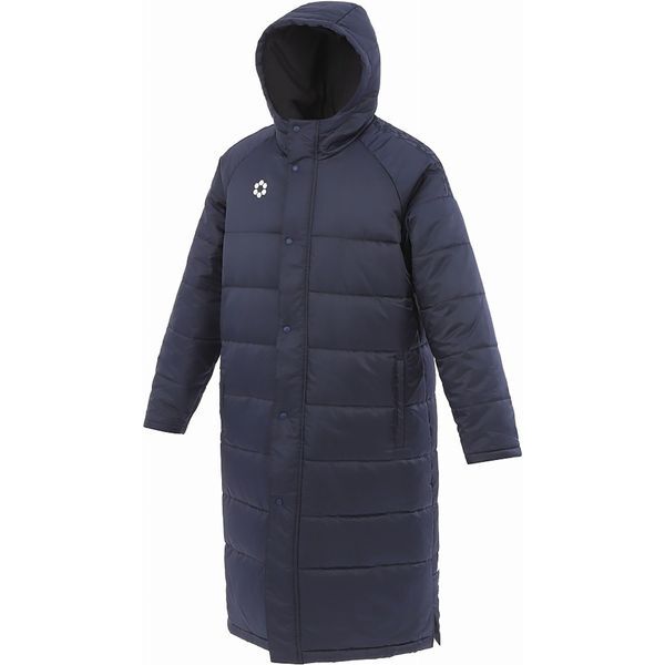 SFIDA スフィーダ フットサルウエア SA-24854 NVY BP パデッドロングコート LINE 2XL ネイビー