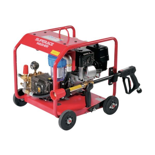 スーパー工業 SER30075 [エンジン式高圧洗浄機 SER-3007-5 フルフレームタイプ] メーカー直送