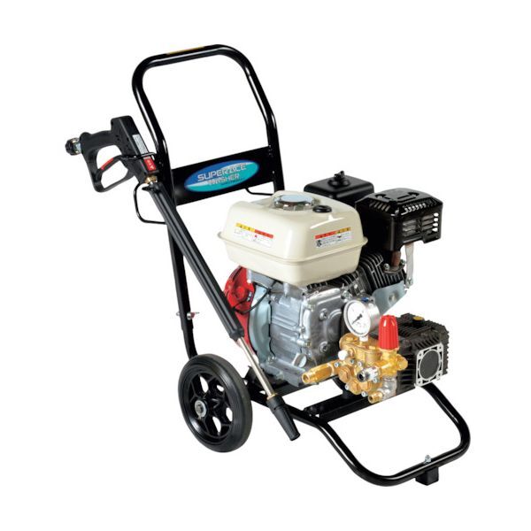 スーパー工業 SEC13102N2 [エンジン式高圧洗浄機 SEC-1310-2N2 コンパクト&カートタイプ] メーカー直送