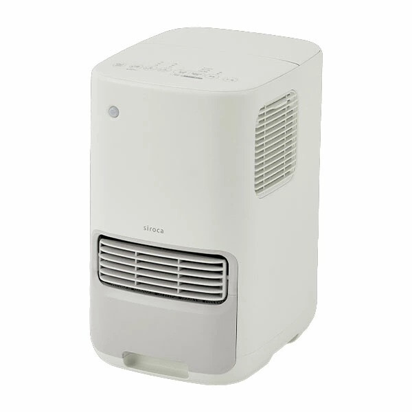 セラミックファンヒーター 加湿機能付き SH-3D251 ホワイト ポカプラス