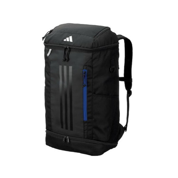 ADIDAS アディダス ボール用デイパック 40L 黒色×青色 ADP48BKB