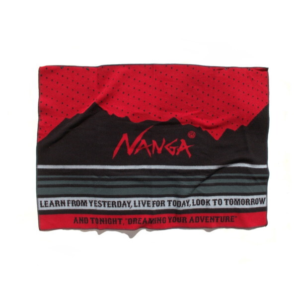 NANGA ナンガ STARRY SKY BLANKET RED SKY 140cm×100cm NA2244-3Z404 N1SFRSX3 スタリースカイブランケット