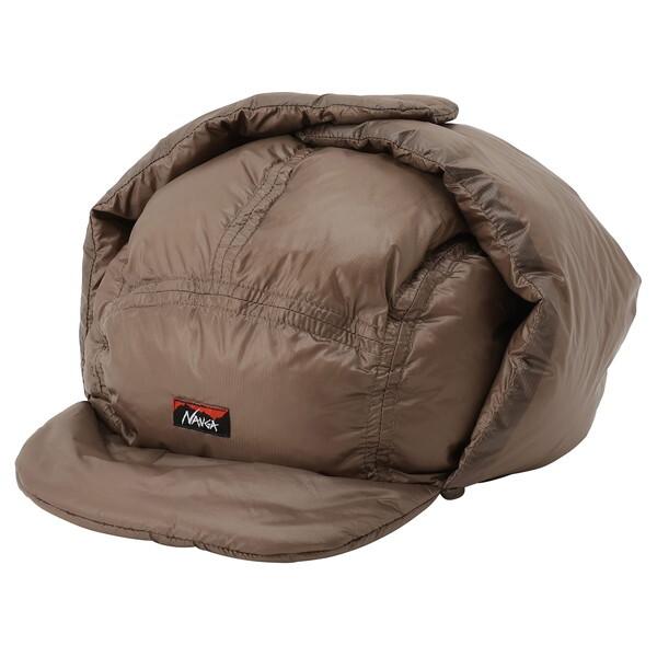 NANGA ナンガ マウンテンロッジ ダウンイヤーフラップ MOUNTAIN LODGE DOWN EAR FLAP CAP MOCHA FREE NA2441-3B001-A N0002105