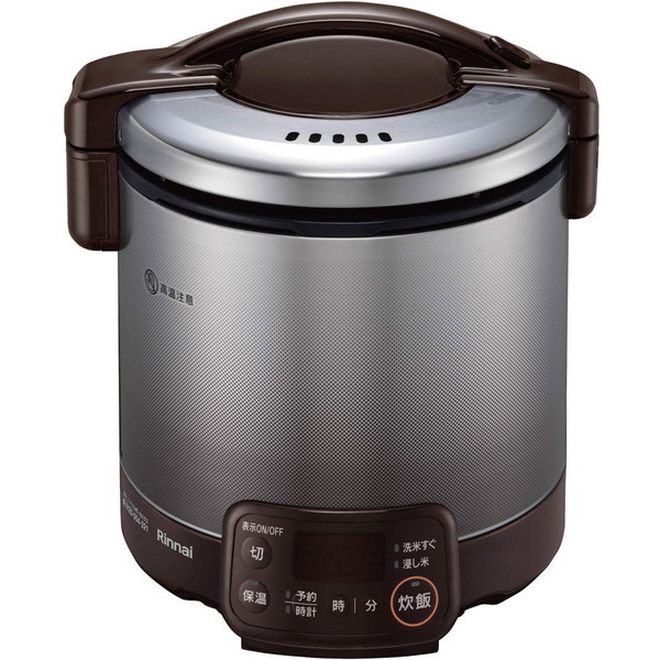 ガス炊飯器 5合炊き リンナイ RR-050VQT(DB)-13A ダークブラウン こがまる 都市ガス