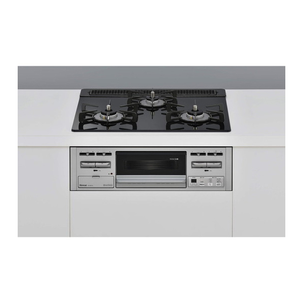 ビルトインガスコンロ プロパンガス リンナイ 3口 RS31M5T1RVW-LP スタンダード 幅60cm 両側強火力