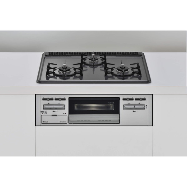 Rinnai RB32AM5H2SA-VW-LP [ビルトインガスコンロ(プロパンガス用・3口・両側強火タイプ・幅60cm)]