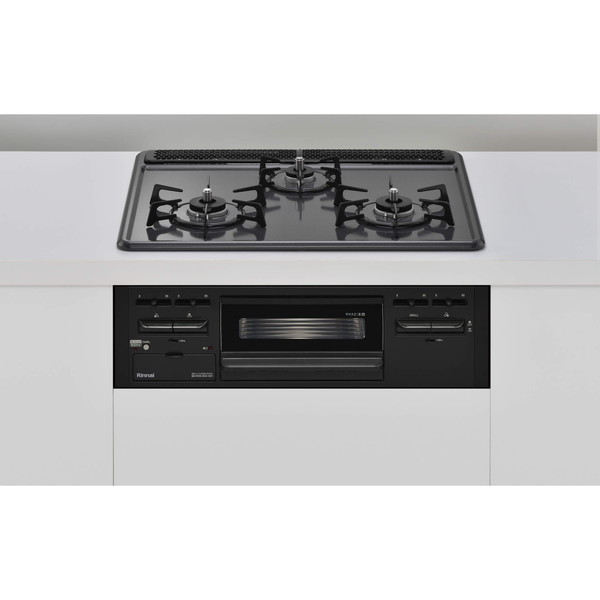 ビルトインガスコンロ プロパンガス 3口 リンナイ 両側強火 Rinnai RB32AM5H2SA-BW-LP 幅60cm