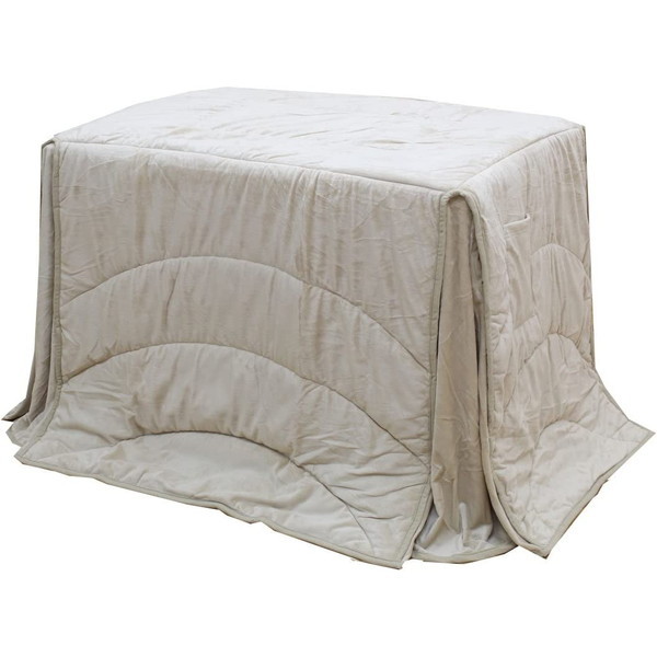 イケヒコ・コーポレーション 1181870023030 洗える こたつ布団 正方形 ダイニング用 フィーラ ハイタイプ ベージュ 225×225cm メーカー直送