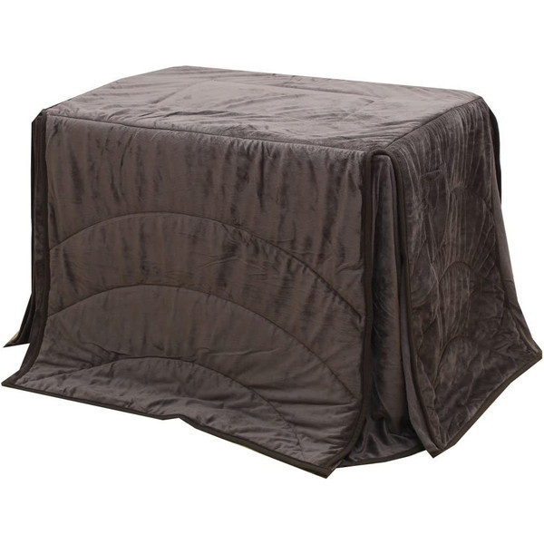 イケヒコ・コーポレーション 1181870063730 洗える こたつ布団 長方形特大 ダイニング用 フィーラ ハイタイプ ブラウン 235×295cm メーカー直送