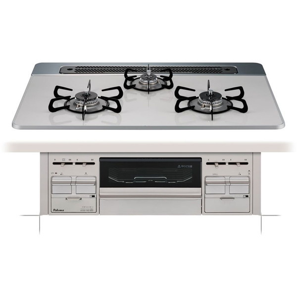 ビルトイン ガスコンロ コンロ パロマ 都市ガス 両面焼き PD-509WS-75CV 13A repla(リプラ) (両側強火力・幅75cm)