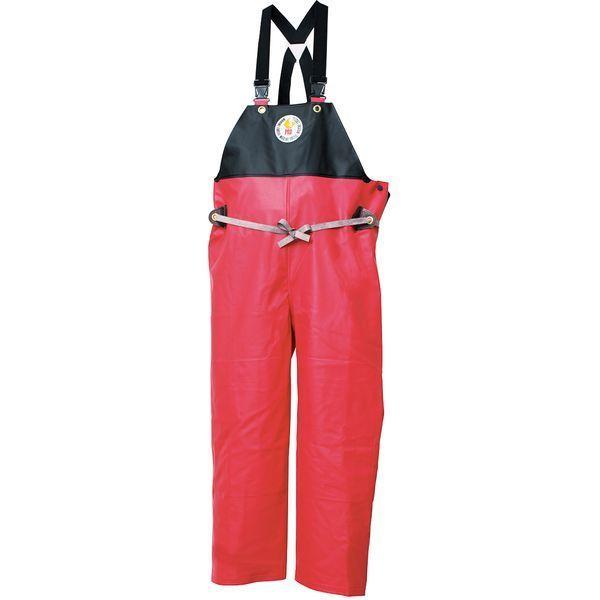 LOGOS ハイパーマリンエクセルプロ オーバーオールレッド4L No.12180419