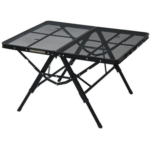 山善 キャンパーズコレクション タフライト アクシヨンテーブル TAT-8670(MBK) メーカー直送