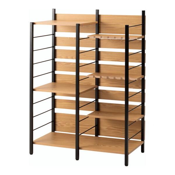 ゴルフラック ゴルフ クラブ クラブスタンド ディスプレイ 収納 大容量 ラック シェルフ 釣り竿 ロットスタンド 東谷 OM-01BK