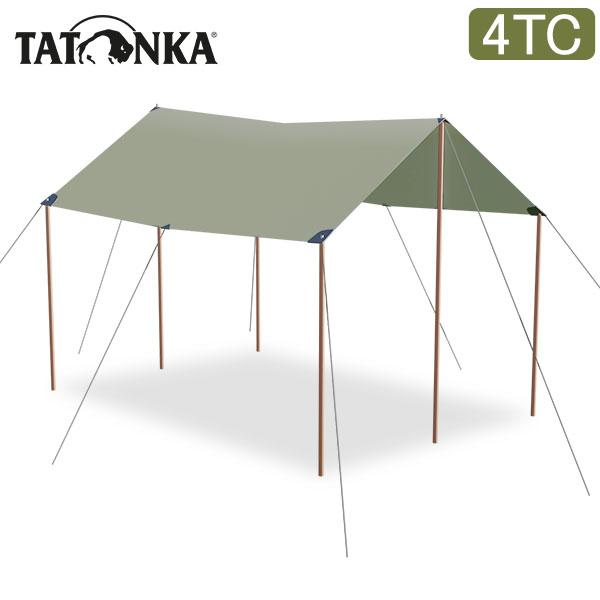 [あす着] タトンカ Tatonka タープ Tarp 4 TC 285×400cm ポリコットン 撥水 2468 サンドベージュ キャンプ